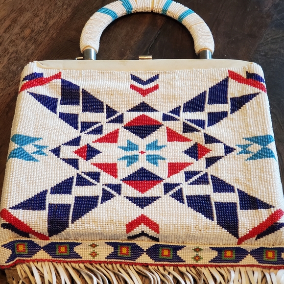 Bags | Vintage Native American Beaded Purse | Poshmark